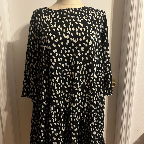 Hayden | Dresses | Hayden Los Angeles Black And White Polka Dot Dress ...